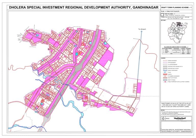 Dholera City Map 2025 – Smart City Layout Unveiled